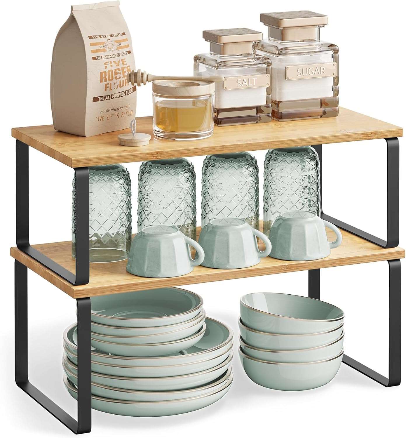 Kitchen Counter-Top Shelves, Storage organizer