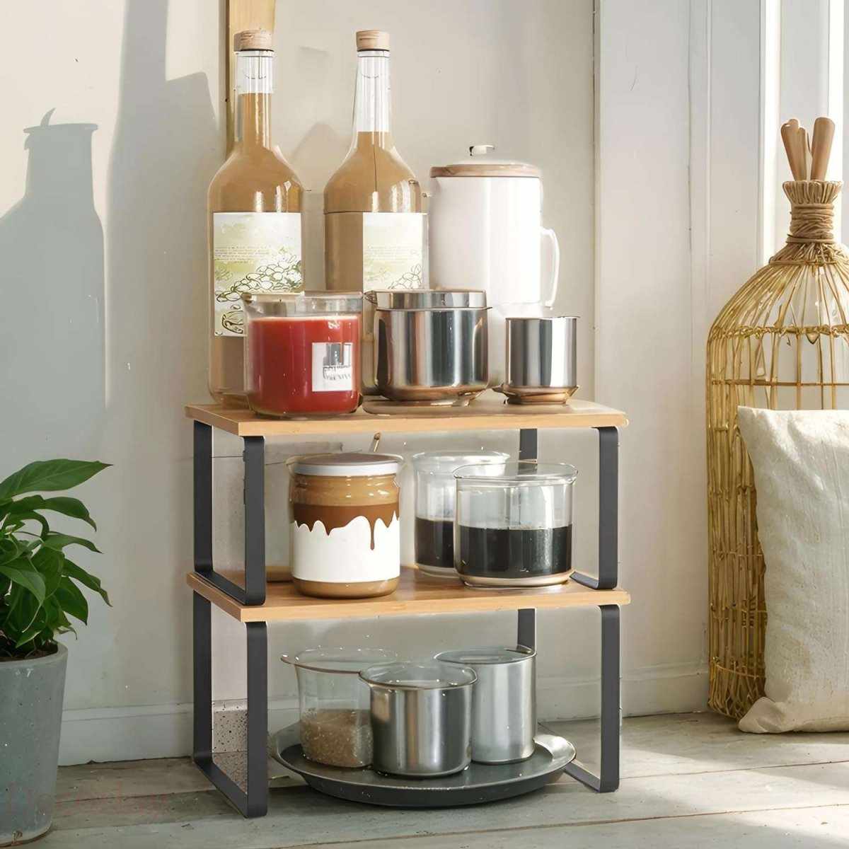 Kitchen Counter-Top Shelves, Storage organizer