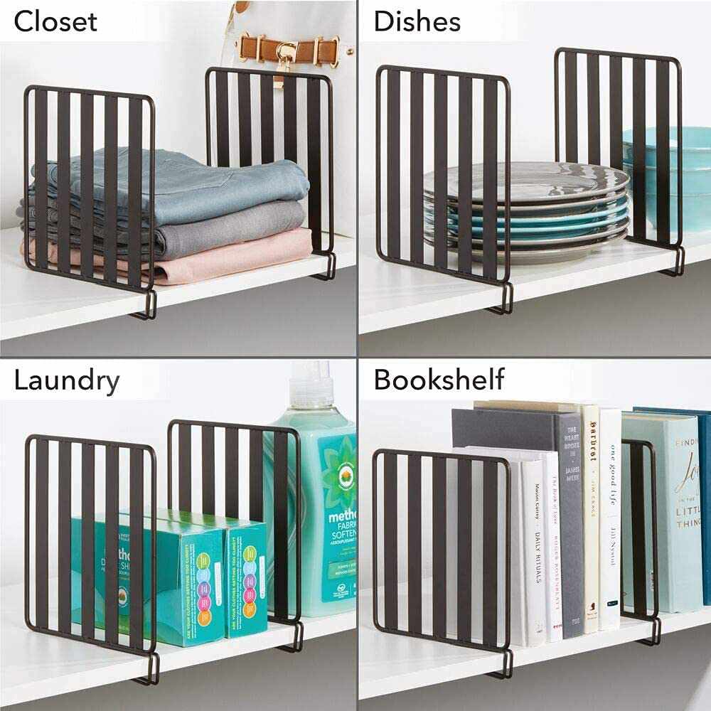 Wardrobe Organizer Partitions Closet Shelf Divider Separator Storage O